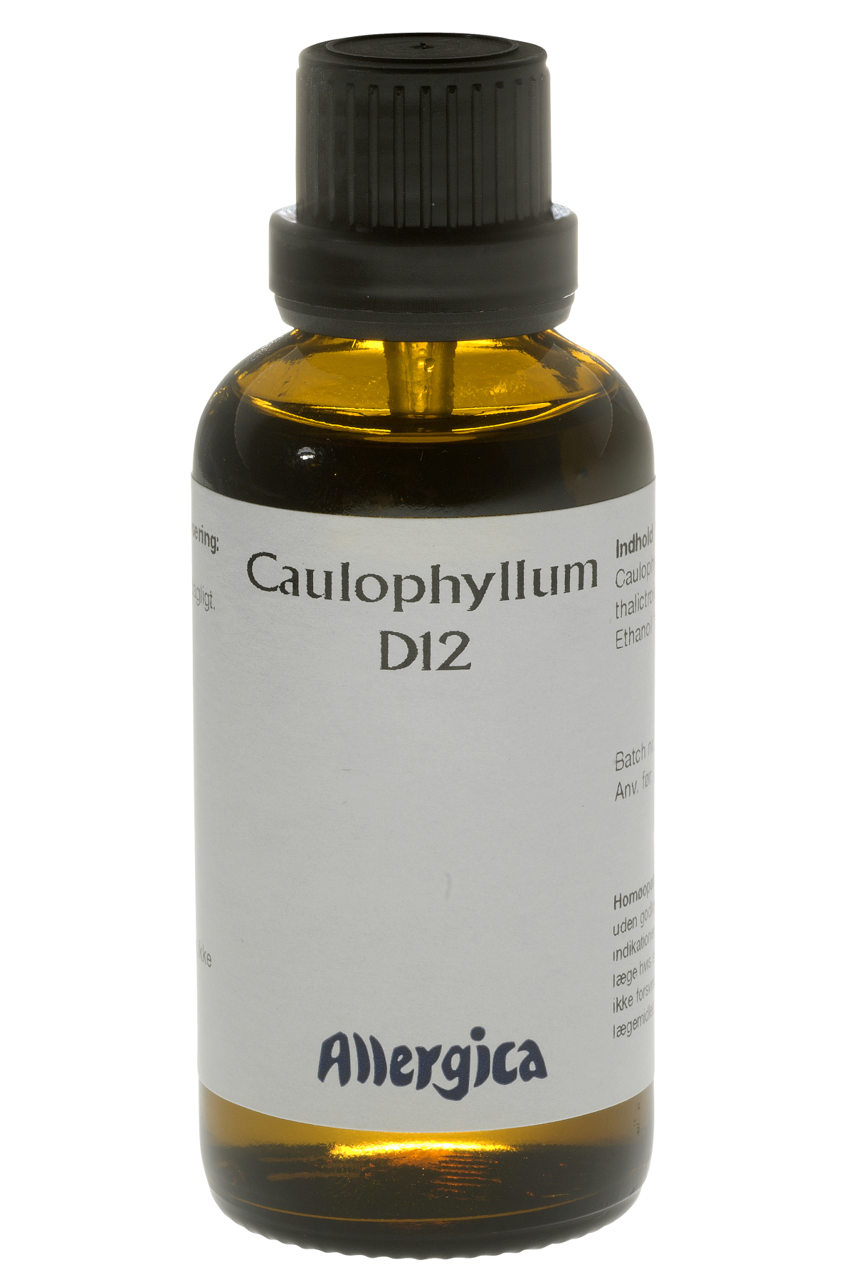 Caulophyllum D12, dråber - Allergicas midler - Kastanjegaarden