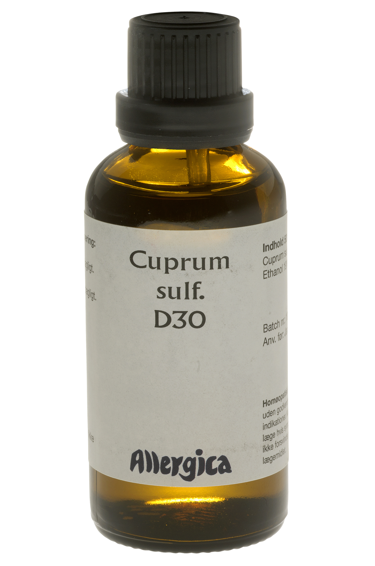 Cuprum sulf. D30, dråber - Allergicas midler - Kastanjegaarden