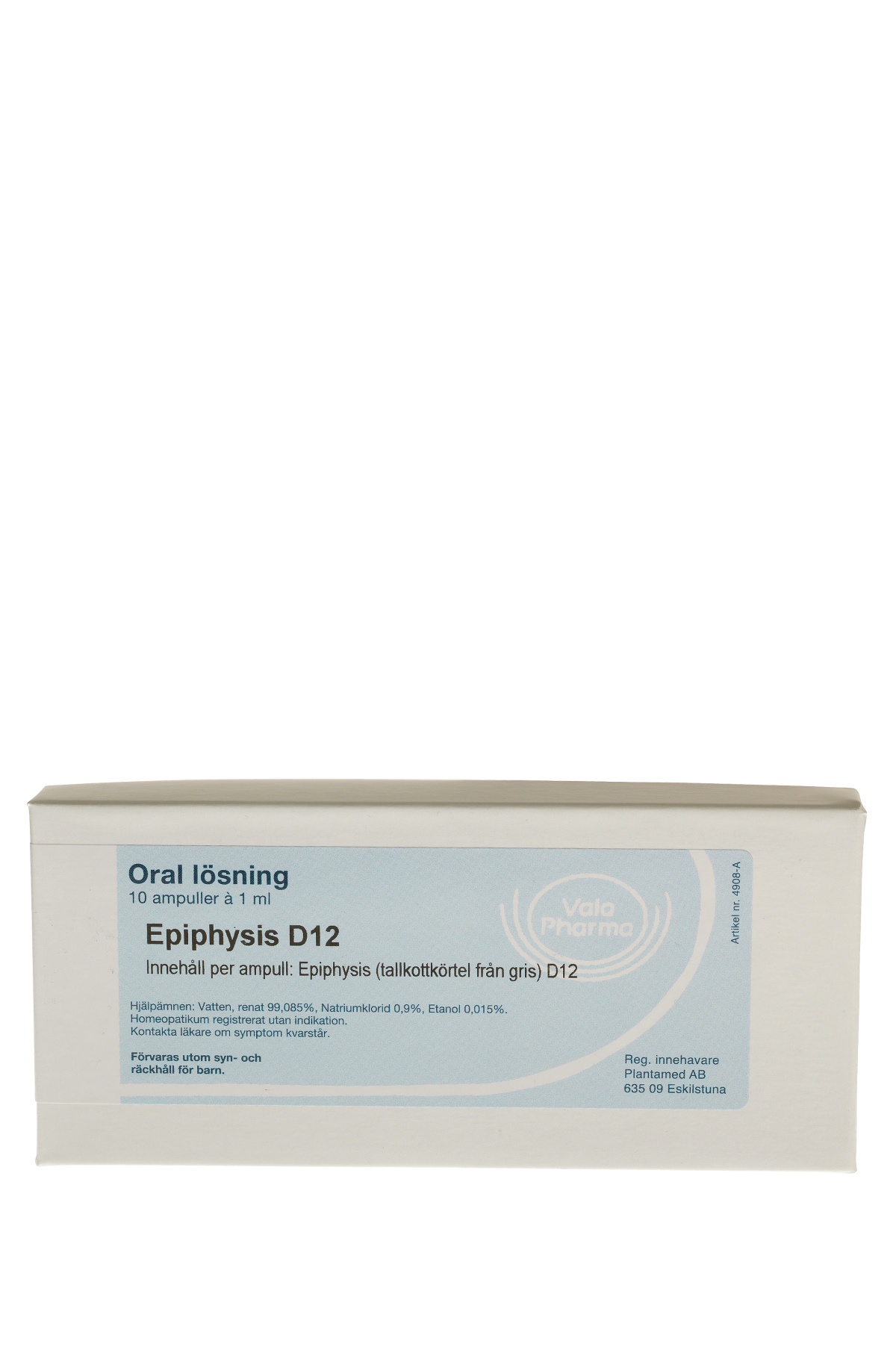 Epiphysis D12, ampul - Allergicas midler - Kastanjegaarden