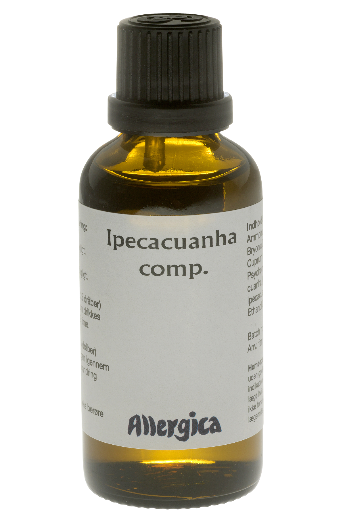 Ipecacuanha comp., dråber - Allergicas midler - Kastanjegaarden