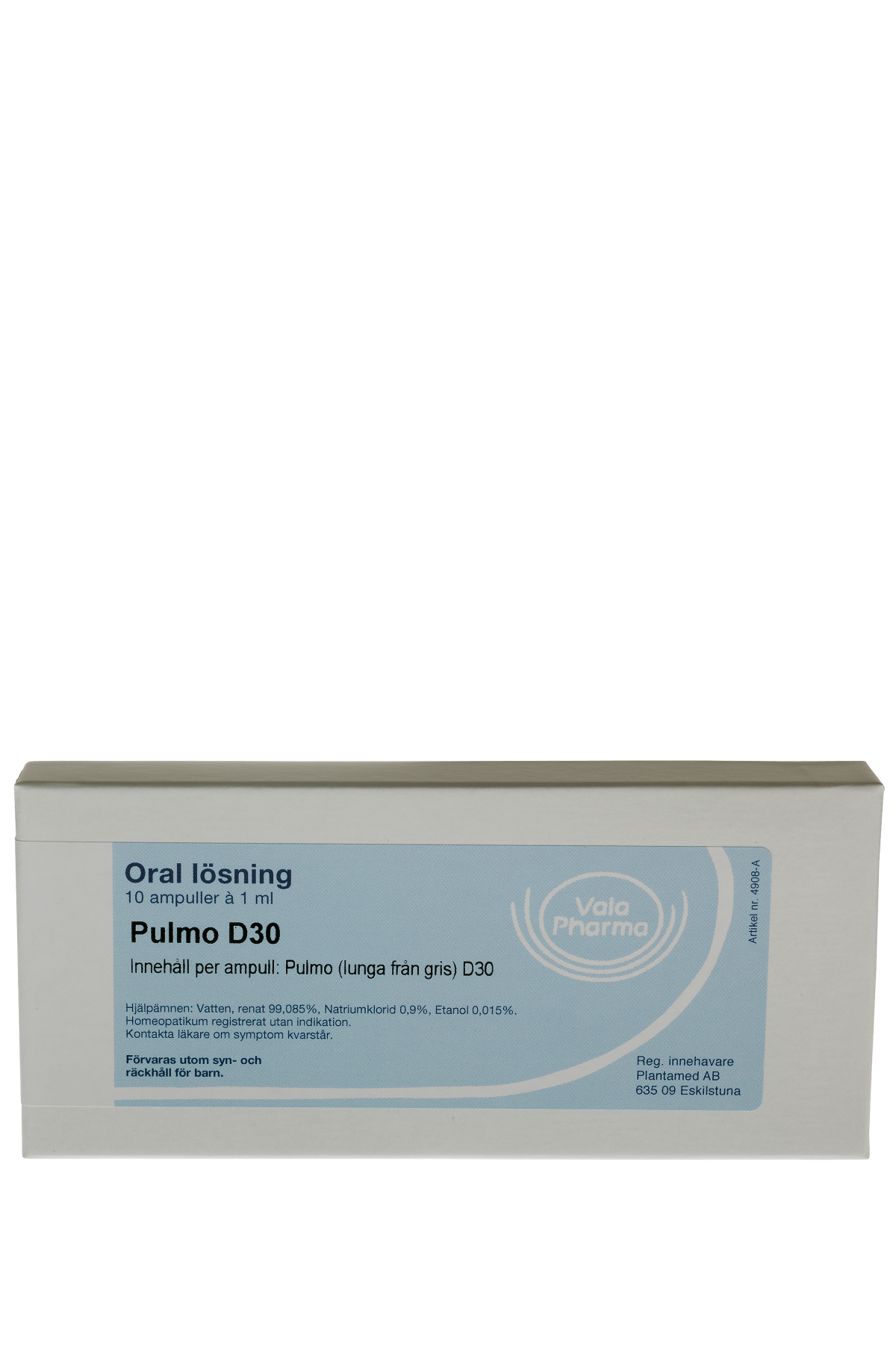 Pulmo D30, ampul - Allergicas midler - Kastanjegaarden
