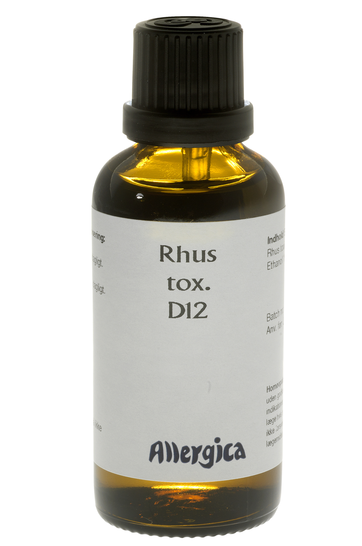 Rhus tox. D12, dråber - Allergicas midler - Kastanjegaarden