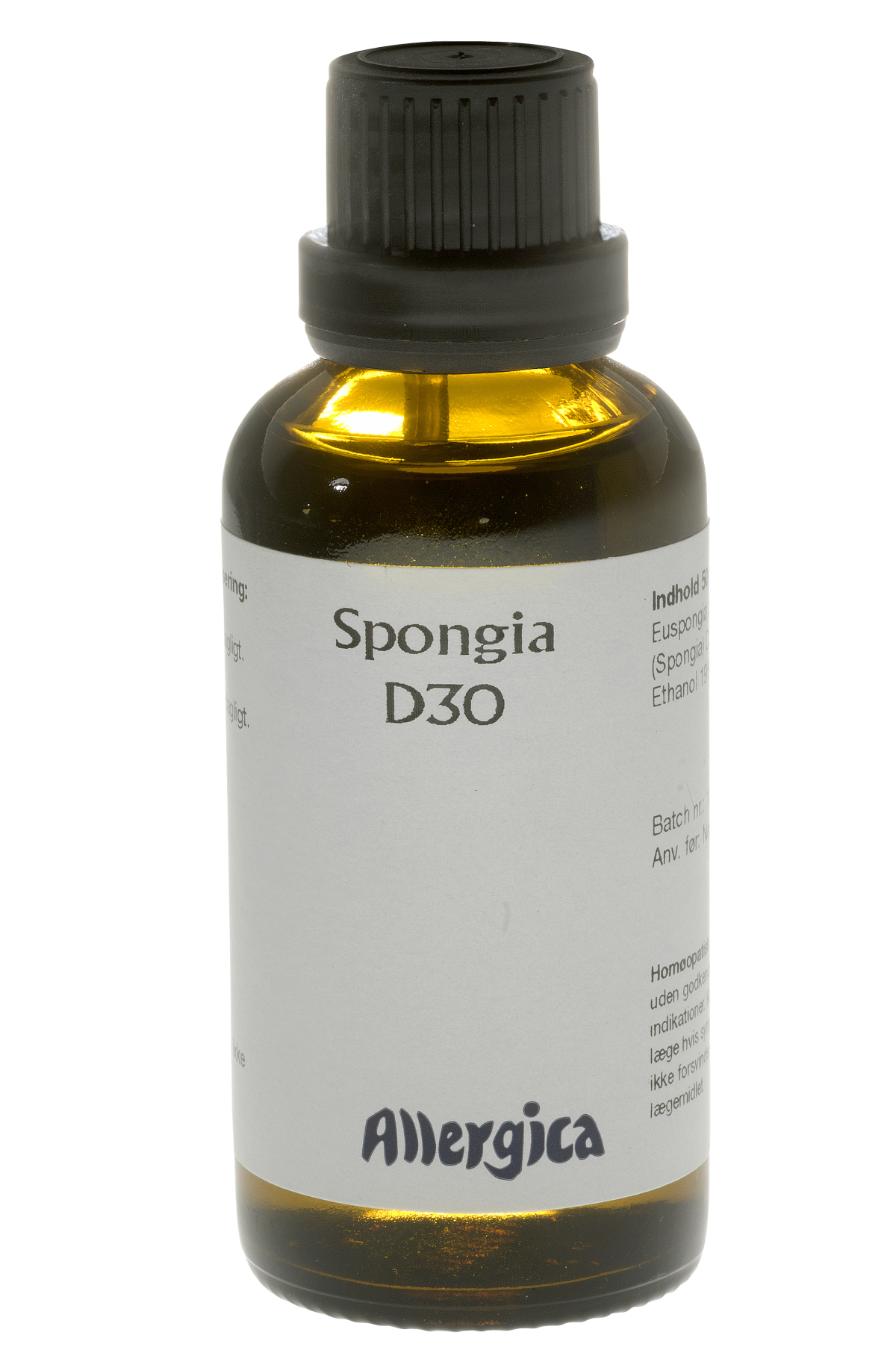 Spongia D30, dråber - Allergicas midler - Kastanjegaarden
